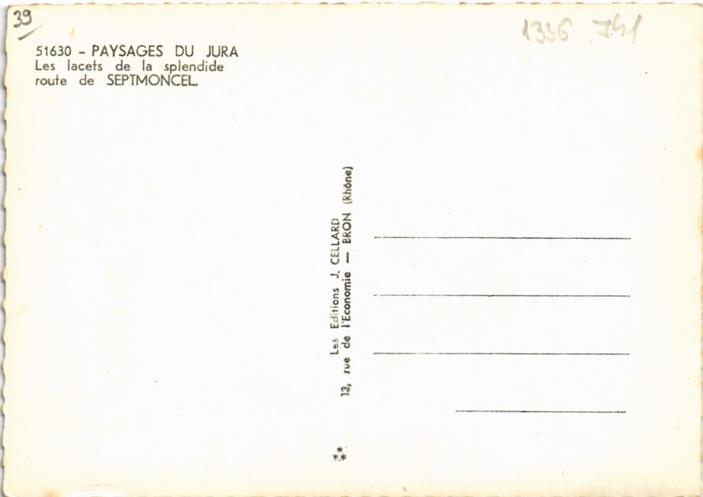 CPM Septmoncel Les lacets de la splendide FRANCE (1336741) | eBay
