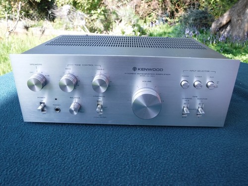 Kenwood KA-3500 Silver Face Stereo Integrated Amplifier -- Great ...