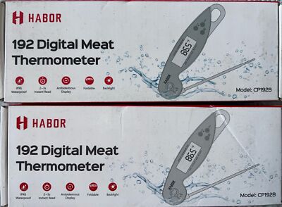 HABOR 192 DIGITAL MEAT THERMOMETER (lot Of 2) 820103971430| eBay