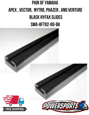 GENUINE YAMAHA APEX VECTOR SNOWMOBILE PAIR HIGH PERFORMANCE GRAPHITE ...