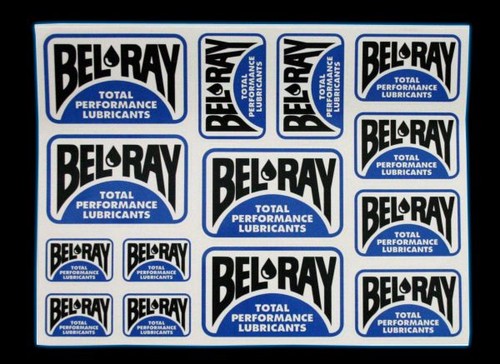 OFFICIAL BEL RAY RACER DECAL KIT SPONSOR STICKER KIT BELRAY | eBay