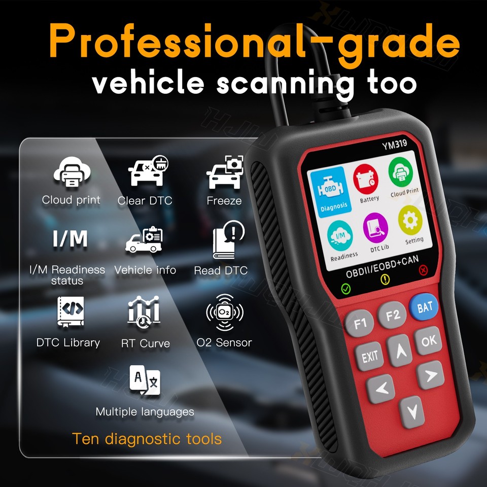 For BobCat GAS equipment Scanner Tool OBD2 Diagnostic Code Reader US ...