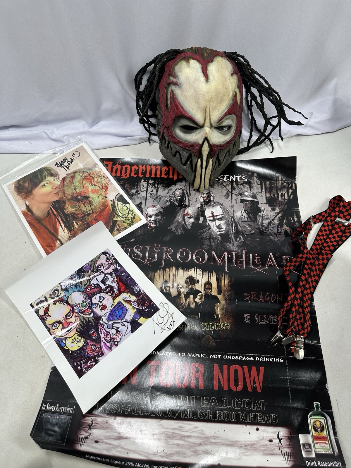 Mushroomhead Villain Mask, Jeffrey Nothing Signed(Mushroomhead) Poster ...