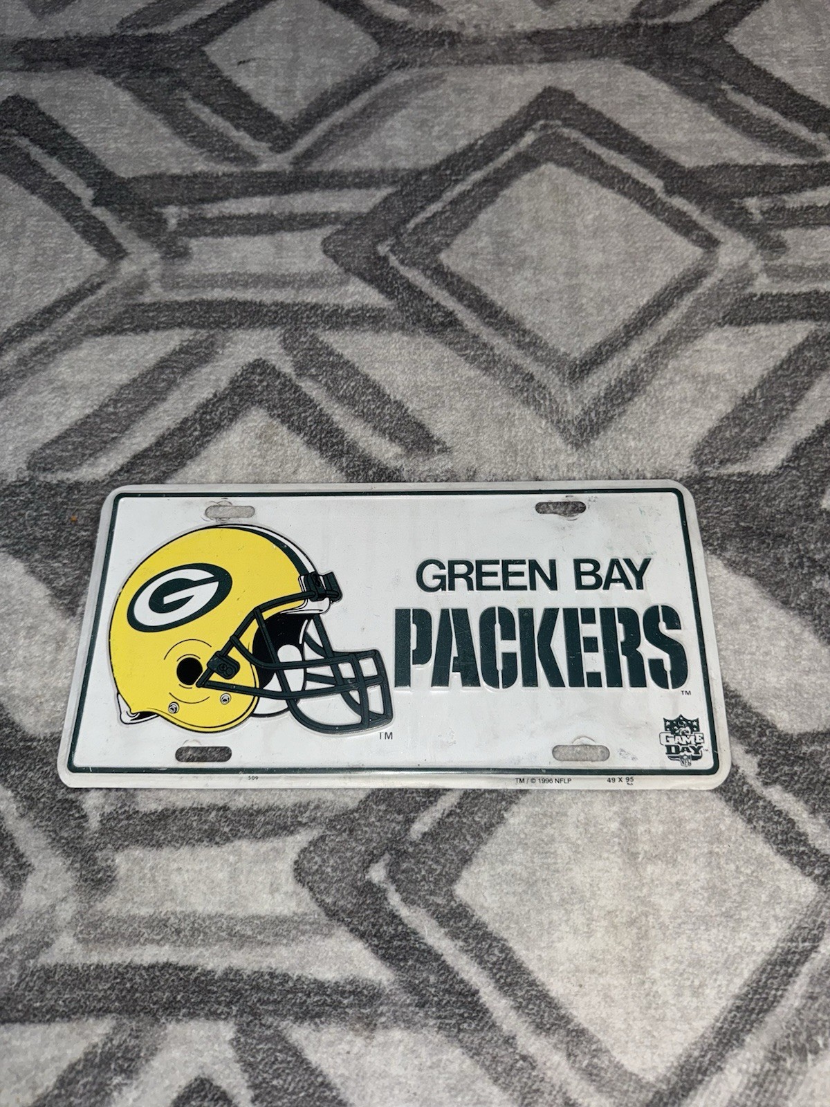 Green Bay Packers NFL 1996 Metal Embossed License Plate pre-owned | eBay
