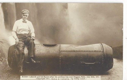 SOCIAL HISTORY BOBBY LEACH AND HIS BARREL PERILOUS TRIP OVER NIAGARA ...
