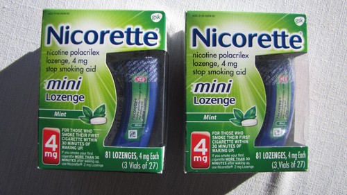 Lot of 2 Nicorette Mint 4mg Mini 81 Lozenges EXPIRED READ | eBay