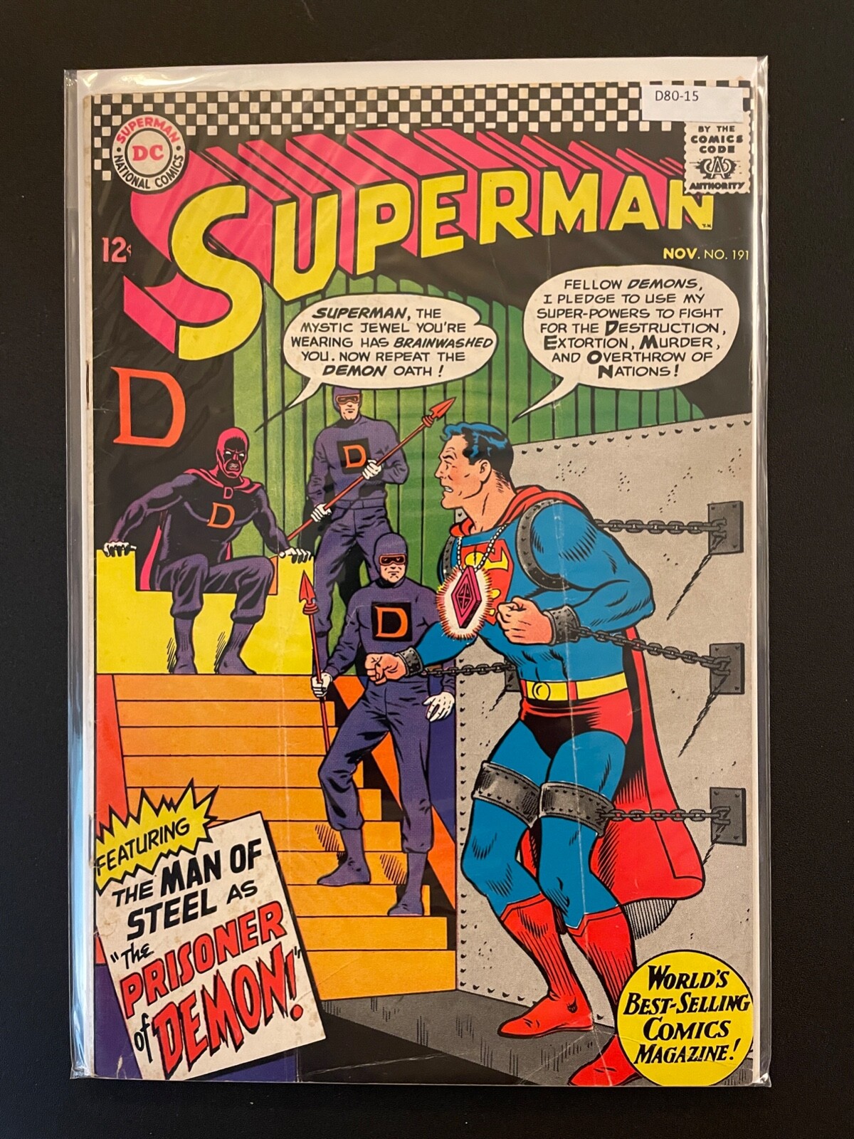 Superman 191 Vol 1 Mid Grade 4.0 DC Comic Book D80-15 | eBay