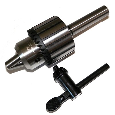 1/32"- 5/8" Heavy Duty Keyed Drill Chuck with 1/2" Straight Shank | eBay
