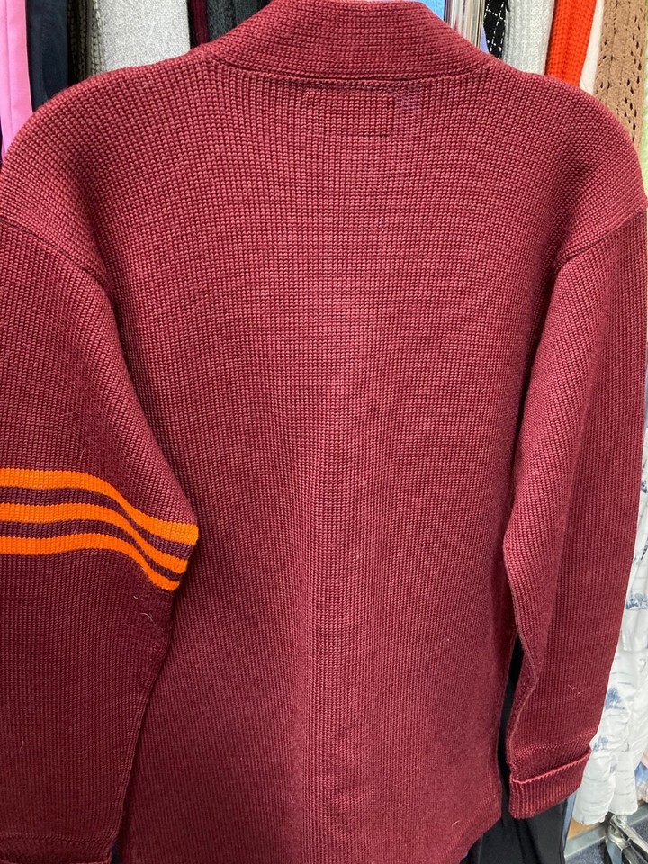 Rare VTG USC Wool Trojan Red Cardigan Sweater Made by HL Whiting Co ...