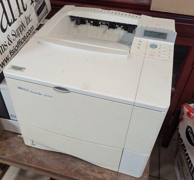 HP LaserJet 4100N Workgroup Laser Printer | eBay