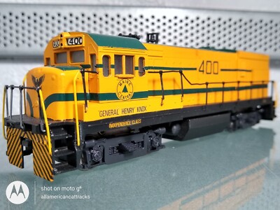 ATHEARN HO-SCALE #400 MAINE CENTRAL "GENERAL HENRY KNOX" GE U18B DSL ...
