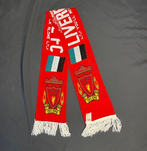 Vintage LIVERPOOL Football Soccer Club Scarf English Premier League ...