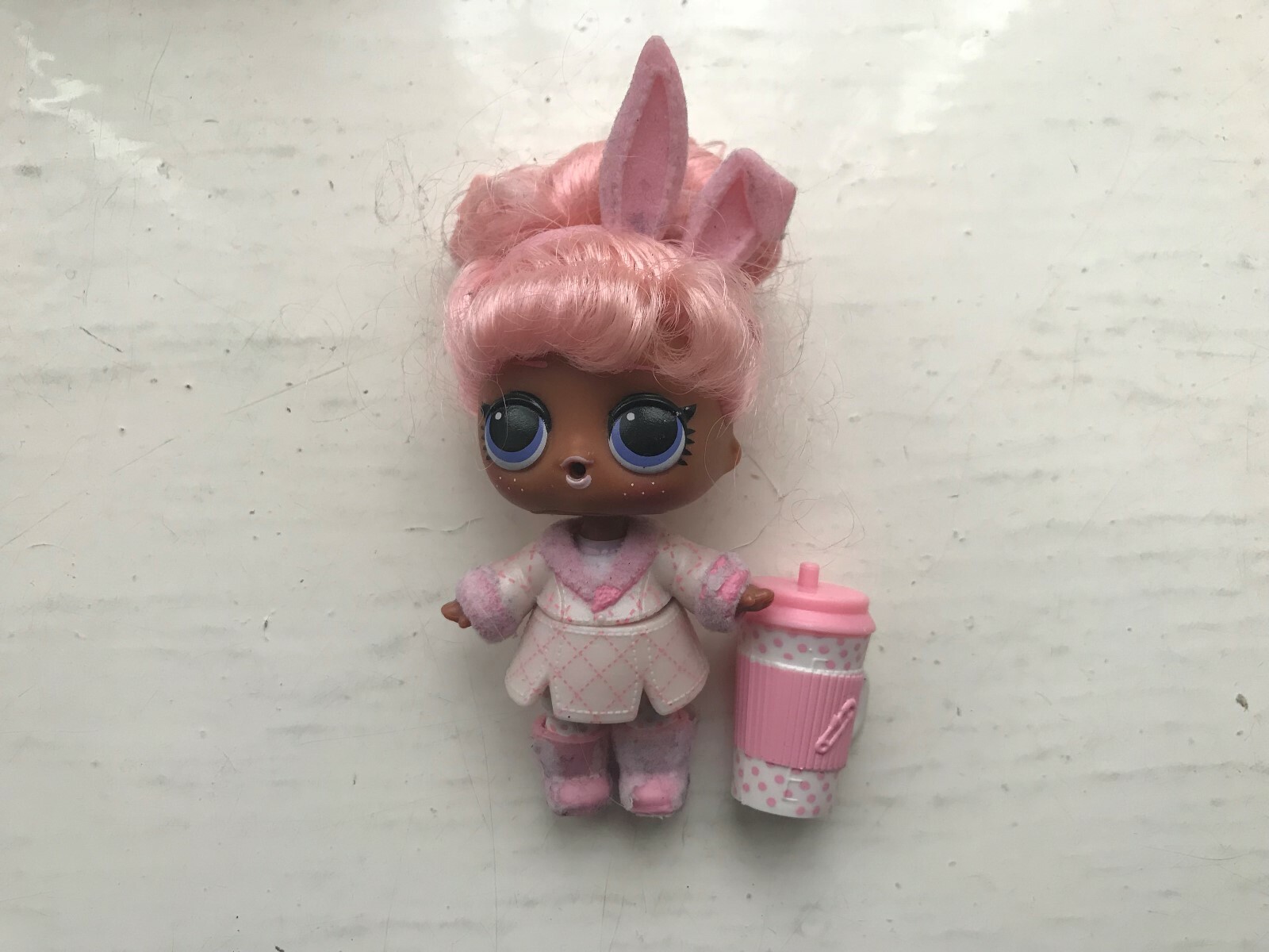 LOL SURPRISE DOLLS SNOW BUNNY BABY HAIRGOALS MAKEOVER SERIES TOY FIGURE ...