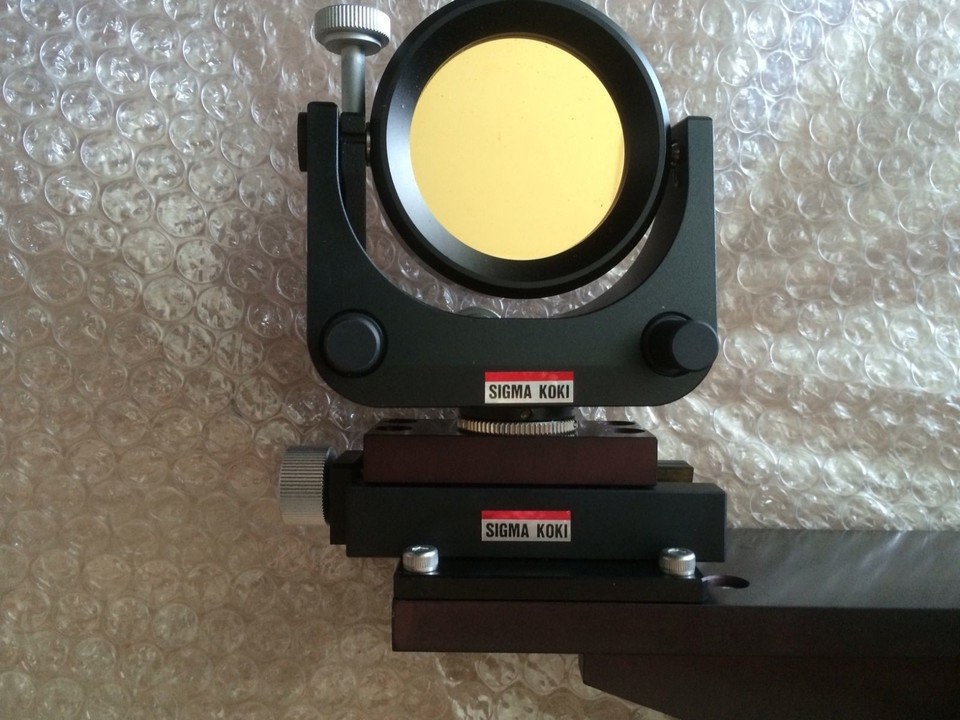 SIGMA KOKI Gimballed mirror mounts XYZ stage 45mm copper Mirror for ...