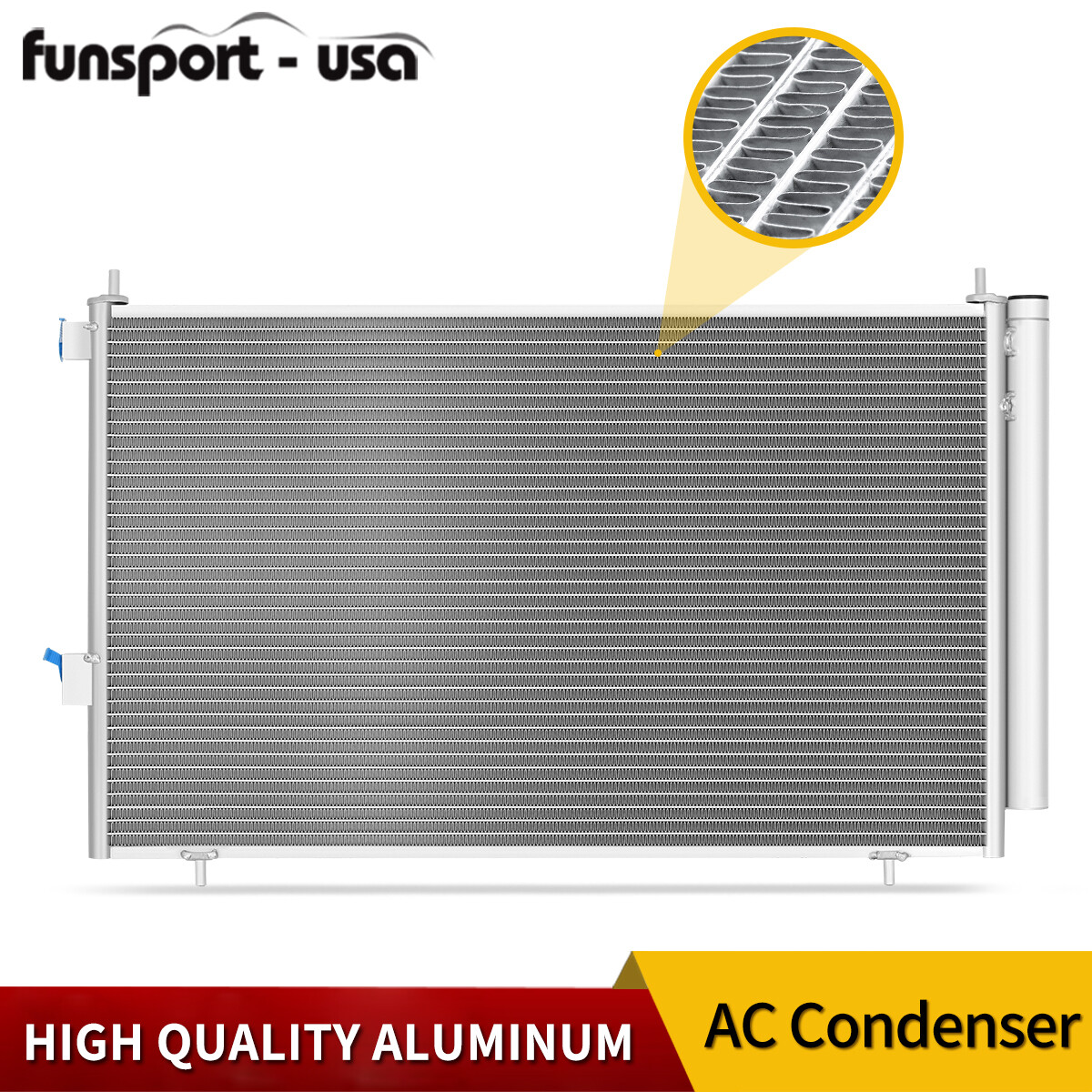 A/C AC Condenser for 2013 2014 2015 2016 2017 2018 Toyota RAV4 2.5L L4 ...