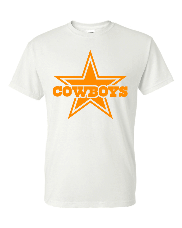 Dallas Cowboys Star T-Shirt All Colors + Design Colors Sizes S-5XL ...