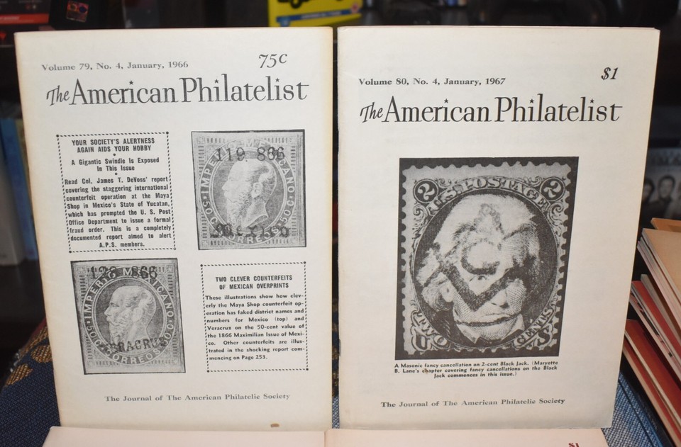 5x American Philatelist Magazine 1966 - 1971 Stamp subscription | eBay