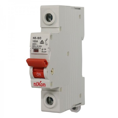 100AMP - 1 Pole Isolator Switchboard - Din Rail mount - Main Switch | eBay