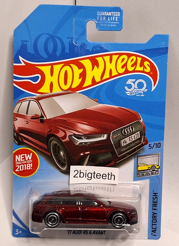READ - 2018 Hot Wheels Super Treasure Hunt 17 2017 Audi RS 6 Avant Car ...