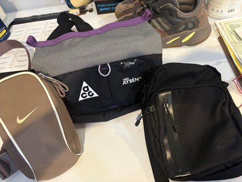 Lot Of 3 Nike Crossbody Bag Fanny Pack Trail Acg Unisex Used Acg Aysen ...