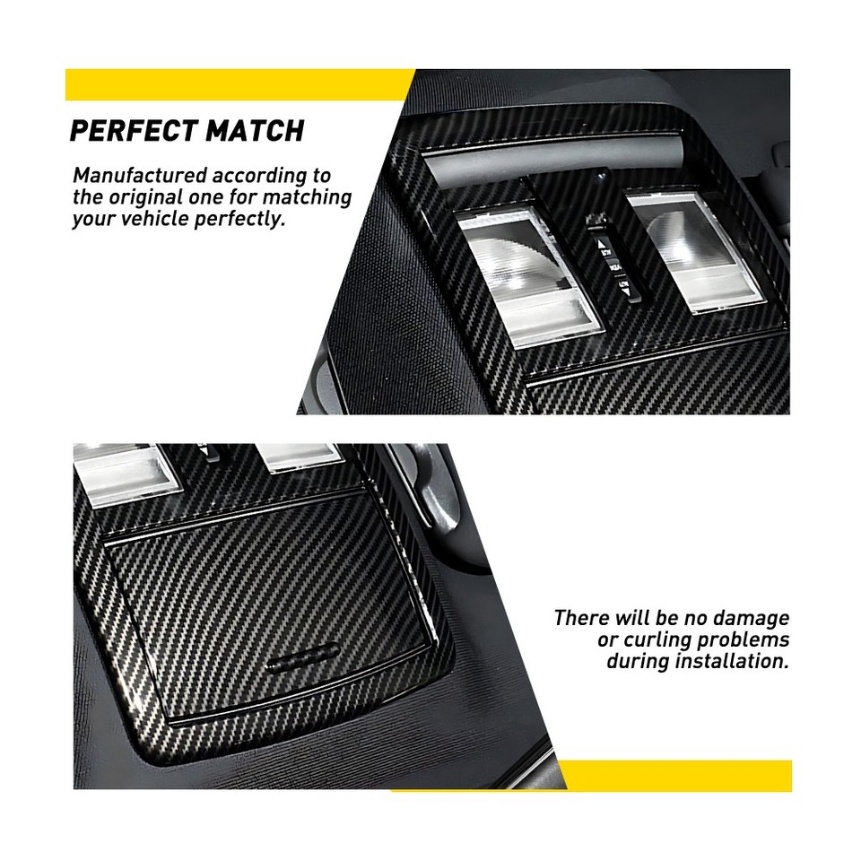 Reading Light Decor Cover Bezel Trim Upper For Dodge Challenger 2010 ...