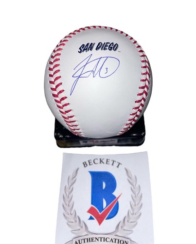 Jackson Merrill Signed Baseball City Connect San Diego Padres Beckett ...