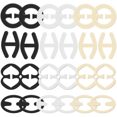 Bra Strap Clips 24pcs Bra Clips to Make Racerback Anti-slip Bra Clips ...