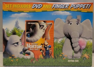 Exclusive Set- DR. Seuss Horton Hears a Who- DVD And Finger Puppet/FREE ...