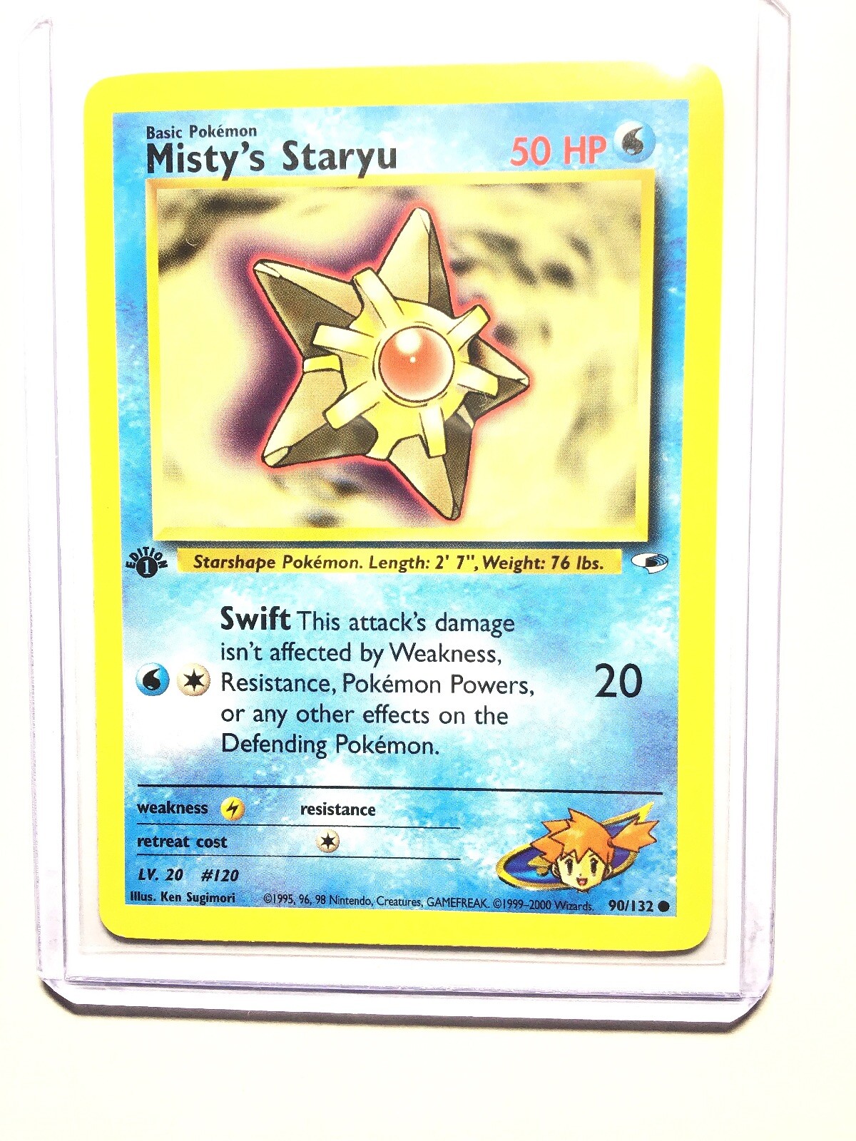 MISTY’S STARYU - 1st Edition Gym Heroes - 90/132 - Common - Pokemon ...