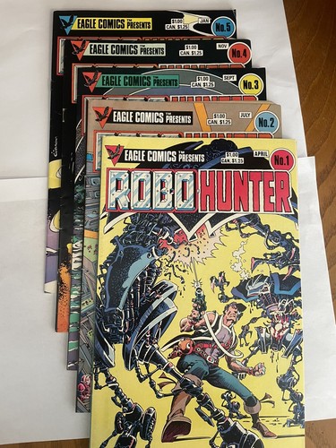 Robo Hunter 1-5 Eagle comics lot Very Good Condition Complete Series | eBay