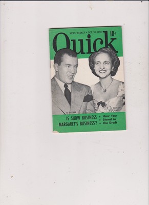 OCT 30,1950 QUICK MAGAZINE FREE SHIPPING IN U.S.ED SULLIVAN | eBay