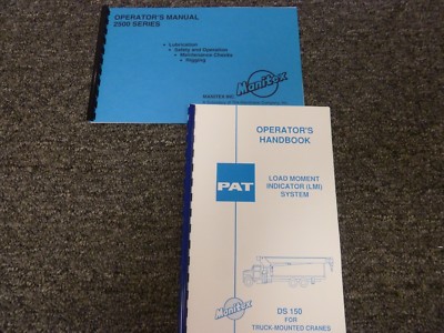 Manitex 2592 Truck Mounted Boom Crane Owner Operator Maintenance Manual ...