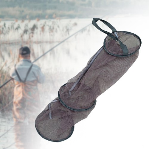 Storage Cage Collapsible Live Fish Keep Net for Trouts Crabs Freshwater ...