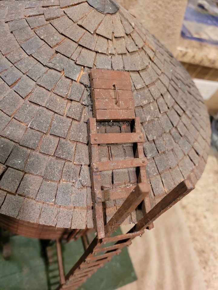 Unique Handcrafted Large Wood Model Railroad Water Tower | eBay