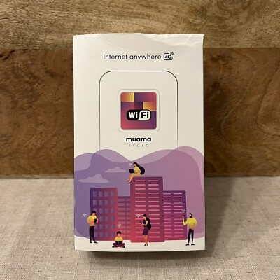Muama Ryoko Portable Wireless Router 4G (No SIM Card) Wi-Fi Internet ...