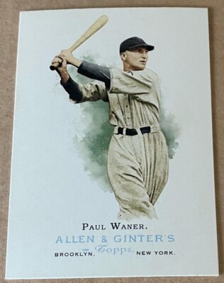 PAUL WANER HOF 2006 TOPPS ALLEN & GINTER'S Card #272 NM-MT Condition | eBay