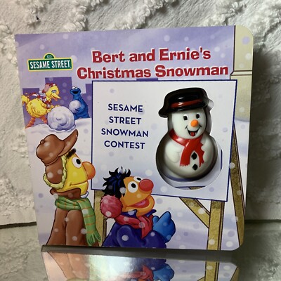 Sesame Street Bert and Ernie's Christmas Snowman Book | eBay