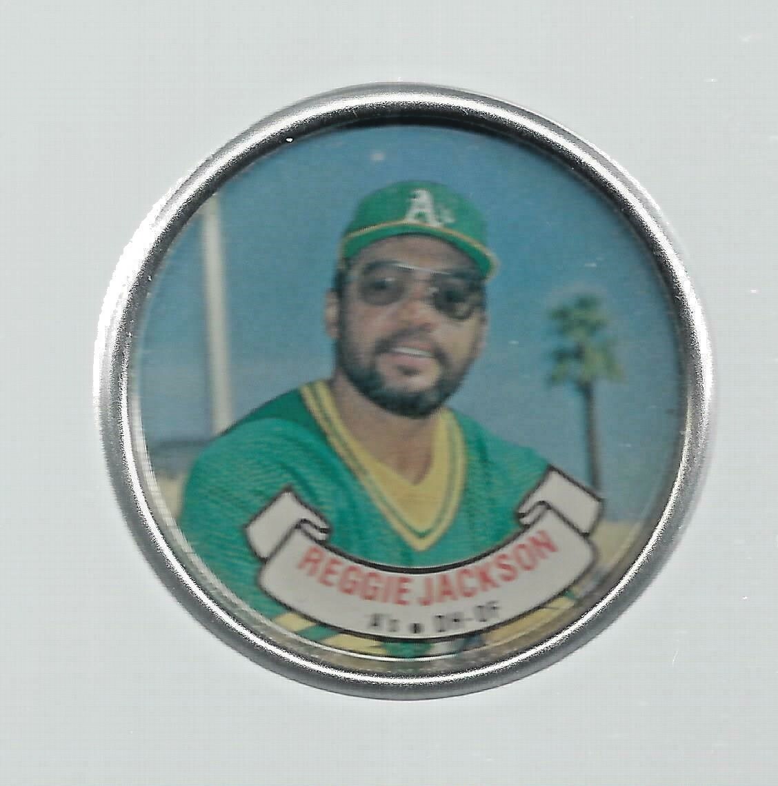 Reggie Jackson 1987 Topps ML Baseball Metal Coin # 15 A's | eBay
