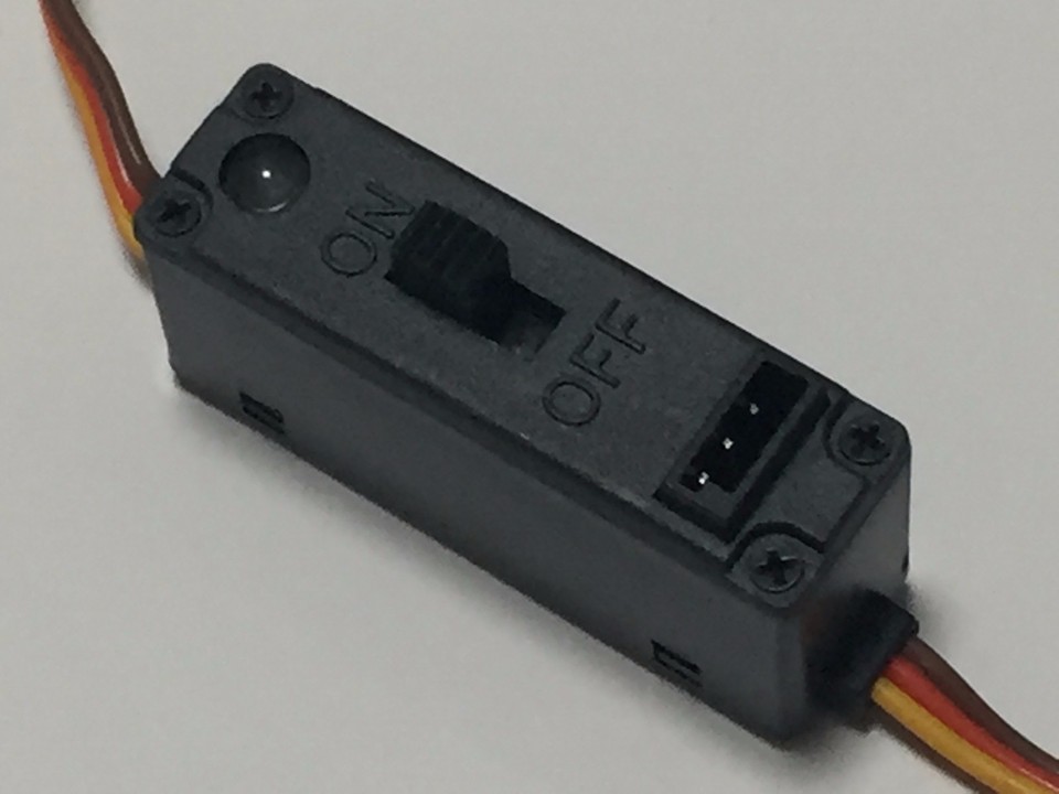 Heavy Duty RC Switch LED Receiver Battery On/Off Fits JR Futaba ...
