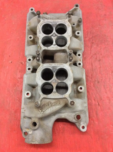Edelbrock F28 Aluminum Intake Manifold 289 302 Ford Dual Quad for AFB ...