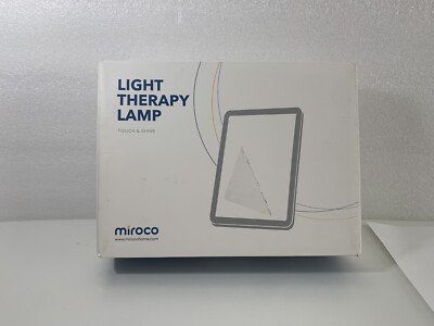 MIROCO Model MI-CL008 Light Therapy Lamp LED Bright White Therapy Light ...