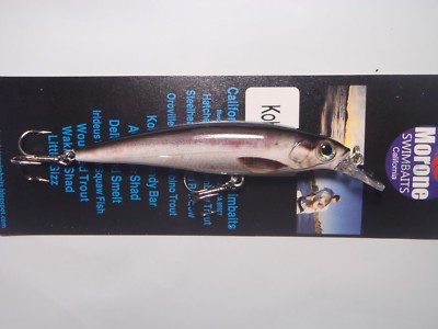 Bass Swimbait 2 Morone Swimbaits Kokanee Salmon fry Smolt Baitfish lure ...