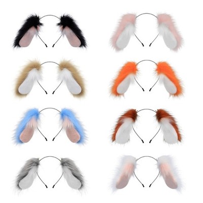 Cartoon Pattern Hairband Long Rabbits Ears Headdress Children Adult ...