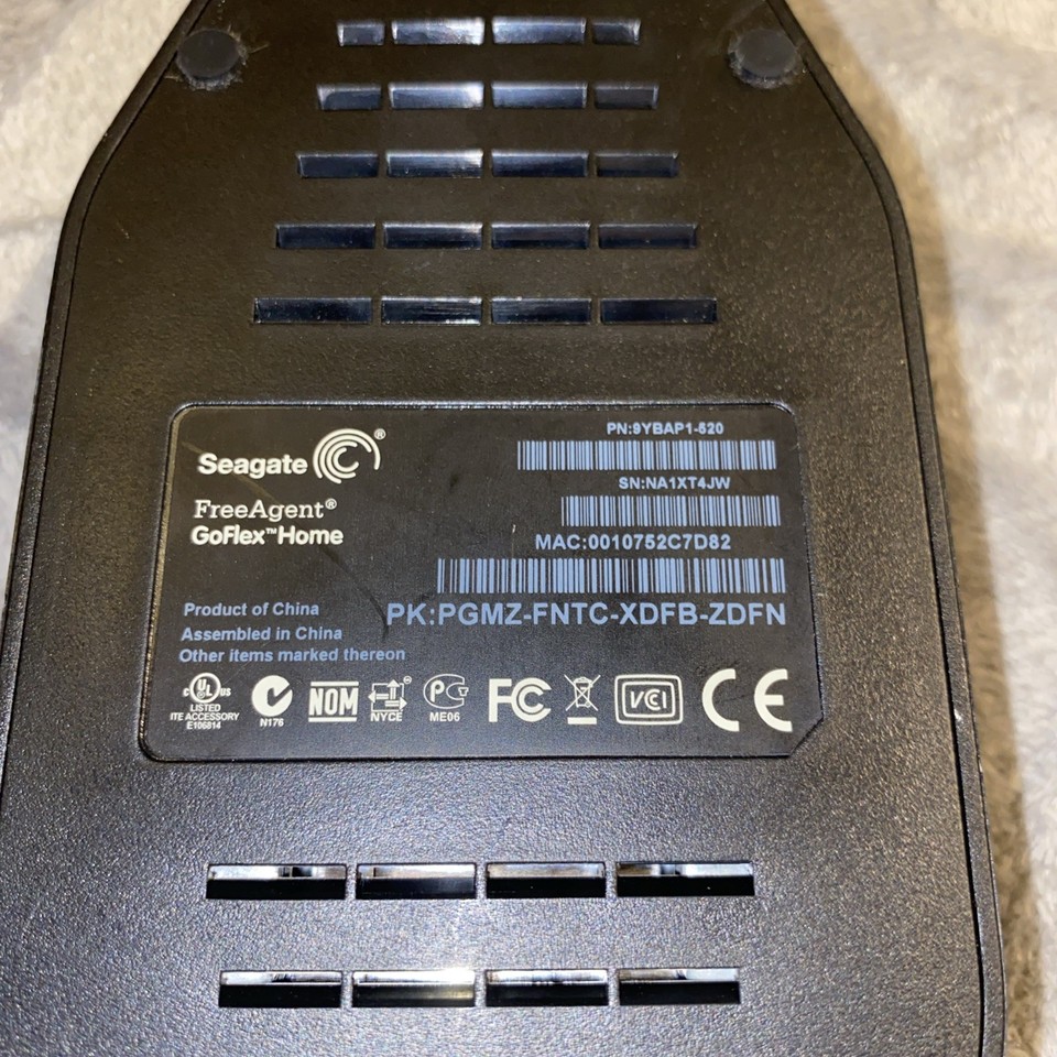 DOCK ONLY Seagate FreeAgent Goflex Home Network Attached Storage Device ...
