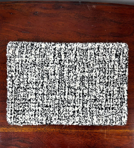 Indien Abstract Modern Small Wool Rugs Black Kitchen Placemat Table ...