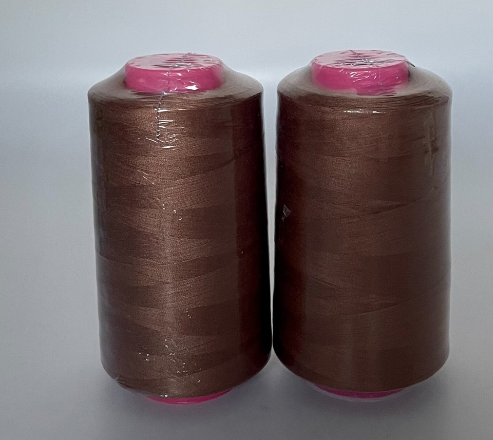 2-Pack Big Spools Sewing Serger Quilting Multi Purpose T27 Thread 6000 ...