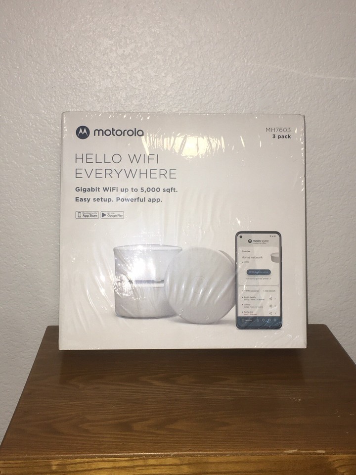 Motorola - Mesh 6 Router/Extender - MH7603 - Gigabit WiFi Covers 5000 ...