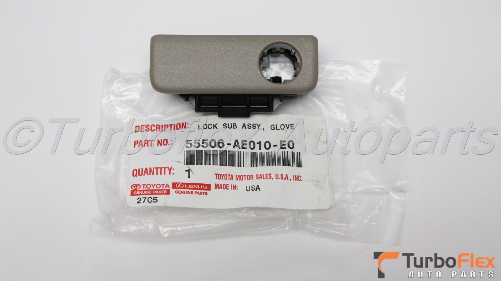 Toyota Sienna 2004-2010 Glove Box Lock Fawn Color Genuine OEM 55506 ...