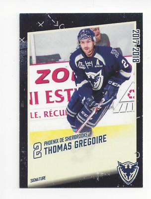 2017-18 Sherbrooke Phoenix (QMJHL) Hugo Roy | eBay