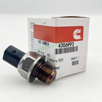 Fuel Rail Pressure Sensor 4306993 For 6.7L Cummins Dodge Ram 2013-17 ...